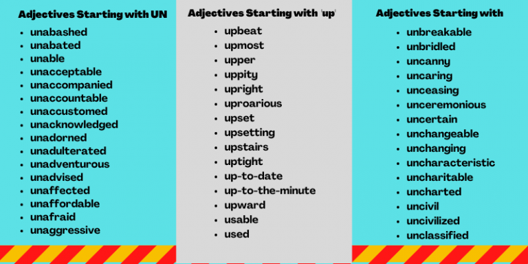 200+ Uttermost Adjectives that Start with U [ Adjectives List ]